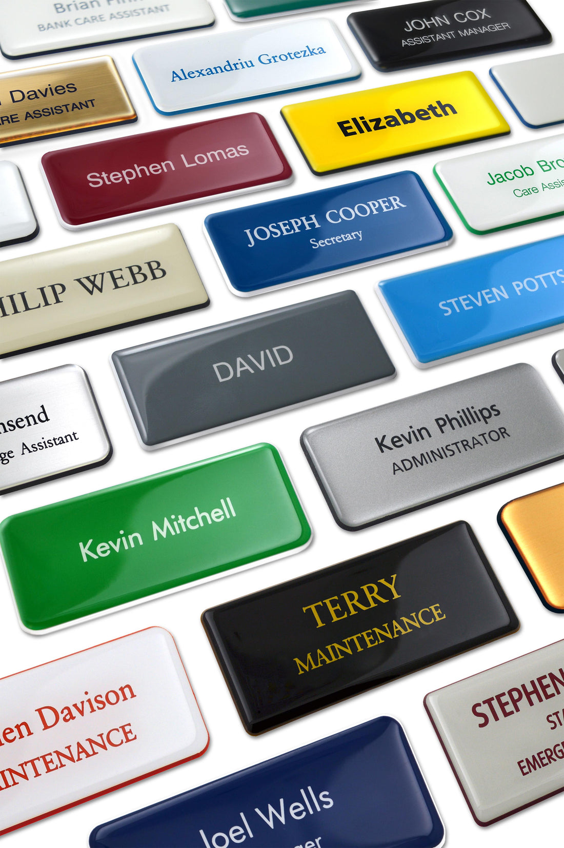 Name Badges & Tags | Custom Name Badges - Free Shipping and Set Up ...